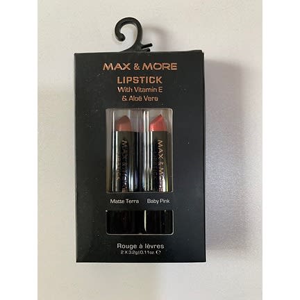 Max & More Lipstick - 2in 1 - Matte Terra And Baby Pink | 6006879 ...