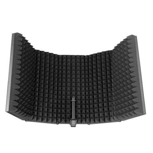Portable Vocal Booth - Mic Reflection Filter -Isolation Shield ...