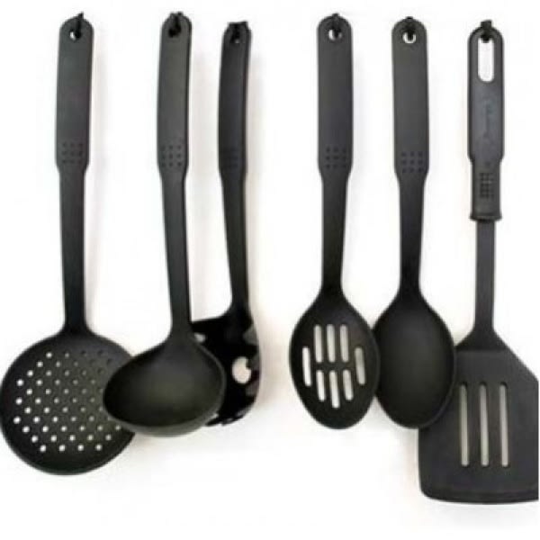 Non-Stick Spoon Set - Black - Set Of 6 | 2759622 | Konga Online Shopping
