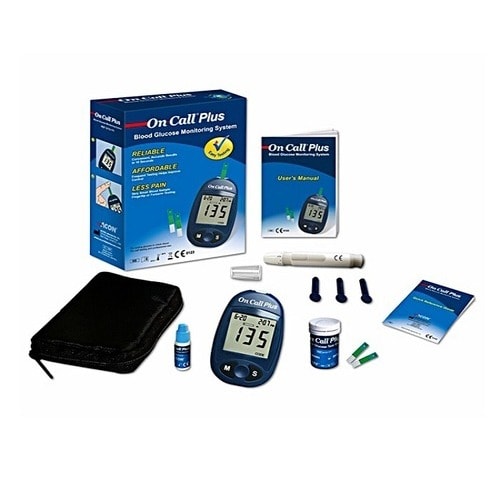 On Call Plus Blood Glucose Monitor With Strips And Lancet | 5772971 ...