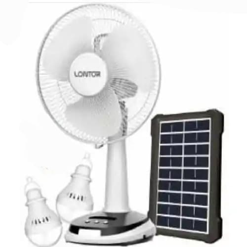 Rechargeable table fan With Solar Panel - 12" | 6403189 | Konga Online ...