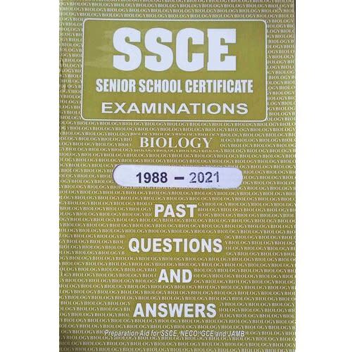 Ssce Biology Past Questions For Waec, Neco, Gce Preparation | 5979694 ...