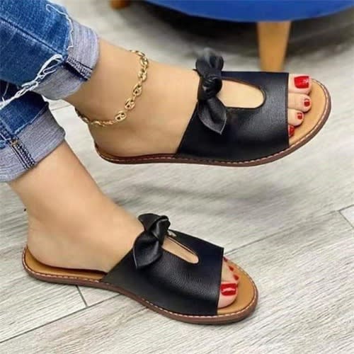 Ladies Flat Slippers - Black | 6024672 | Konga Online Shopping