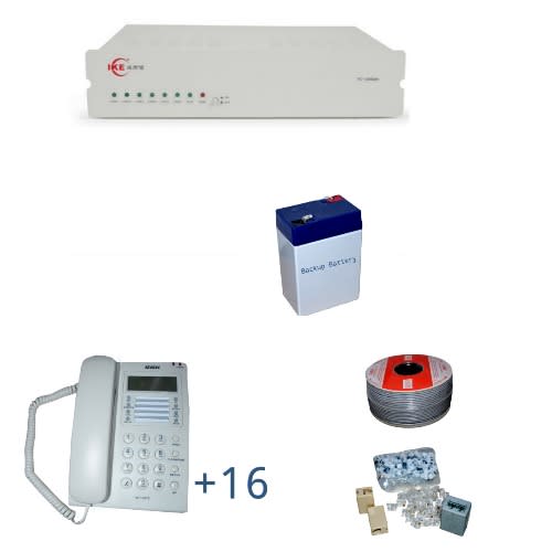 PABX Intercom 16 Extensions With Battery Backup Bundle | 3170562 ...