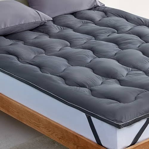 Double Fibre Filled Mattress Topper - Plain Grey | 5487892 | Konga ...