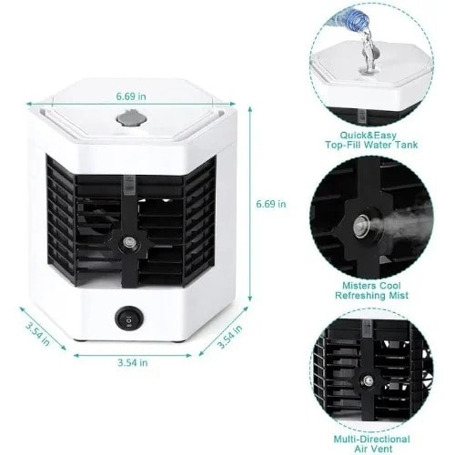 Arctic Zone Arctic Air-Cooling USB Mini Fan Compact Air Conditioner ...