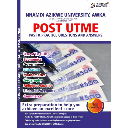 Unizik Post Utme Past Questions And Answers | 5362337 | Konga Online ...