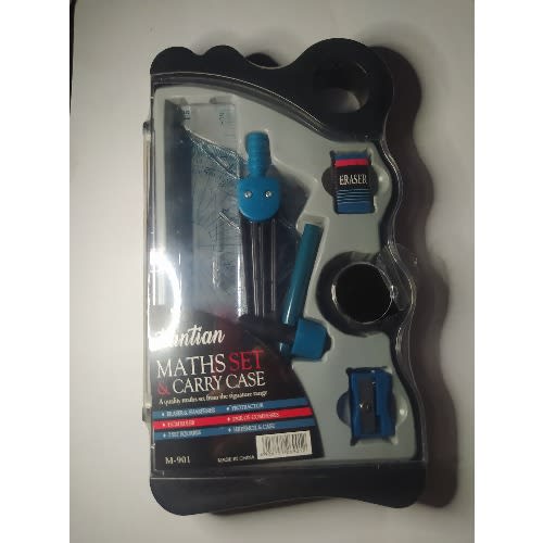 Maths Set and carry case - Blue | Konga Online Shopping