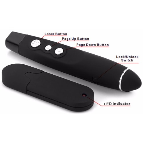 PP-1000 Wireless Red Laser Pointer Presenter with Receiver | 3272781 | Konga Online Shopping