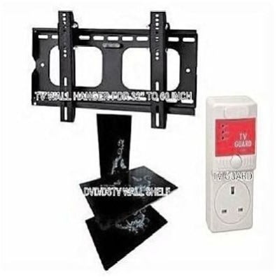 Wall Mount Shelf Plus Tv Wall Hanger For 33 To 60" + Tv Guard | 5059858 ...