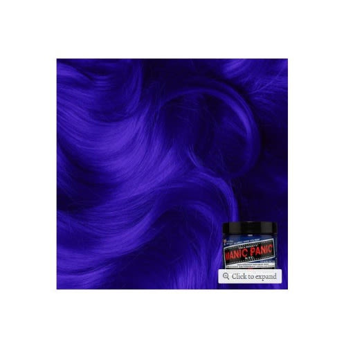 Manic Panic Semi Permanent Hair Color Shocking Blue Hair Dye -118ml ...