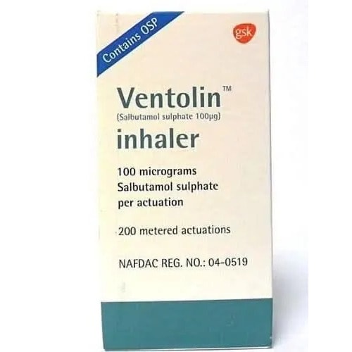 Gsk Ventolin Inhaler - 200 Actuations | 6320654 | Konga Online Shopping