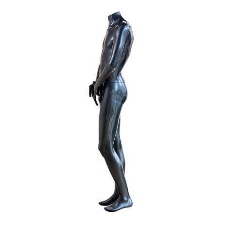 Male Standing Pose Headless Mannequin Models In A Chrome Glossy Finish ...