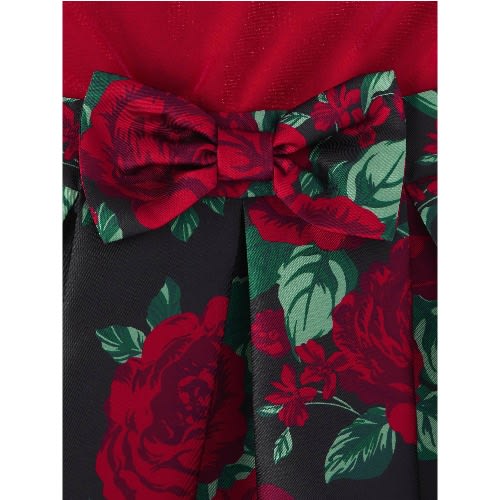 The Childrens Place Girls Mommy And Me Floral Knit To Woven Dress ...