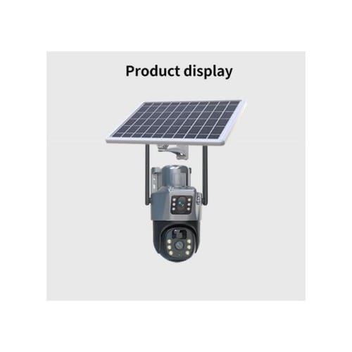 Dual Lens Solar Powered Smart Alarm Ptz Security Camera | 6596183 ...