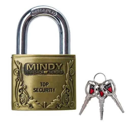 Mindy Lock With 4 Keys Indoor And Outdoor Zinc Alloy Padlock | 6273237 ...