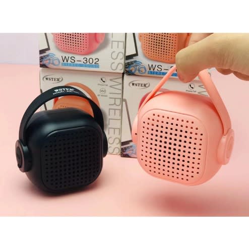 WSTER Ws-302 Mini Bluetooth Speaker -- Black | Konga Online Shopping