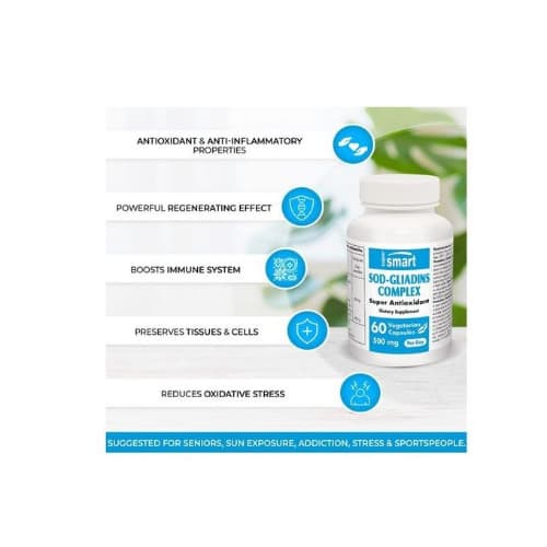 Sod-gliadins Complex 60caps Antioxidant Supplement & Immune System ...