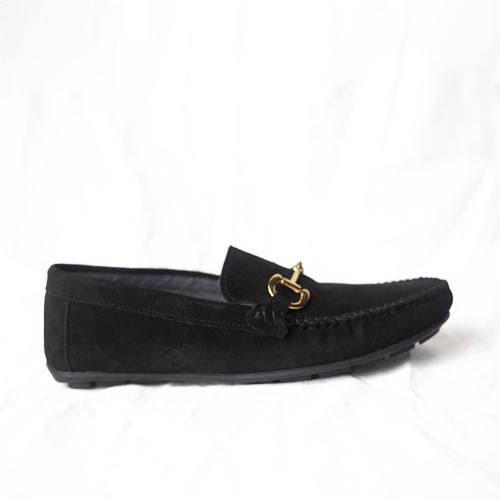 Men Loafers Suede Shoes - Black | Konga Online Shopping