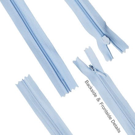 Nylon Invisible Zippers - 6 Pack - 20" - Sky Blue | Konga Online Shopping