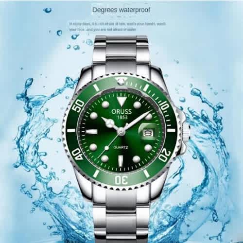 Men's Oruss 1853 Dial Bezel Date Quartz Watch - Silver | 6071494 ...