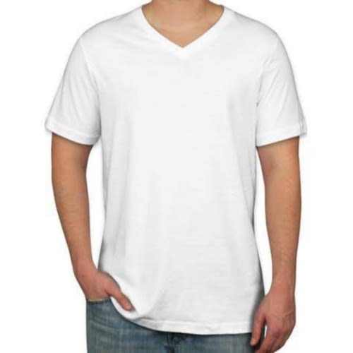 BYC Men V-neck White T-shirt | Konga Online Shopping
