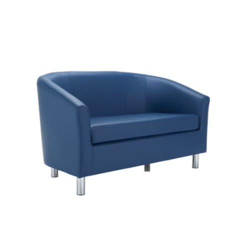 3 Seaters Sofa Bucket Chair - Dark Blue | Konga Online Shopping