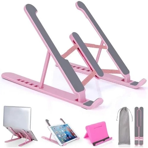 Adjustable Laptop / Phone Stand - Pink | Konga Online Shopping