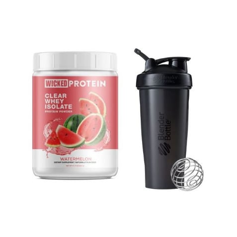 Wicked Protein Watermelon Clear Whey Isolate Protein Powder 504g 17 ...