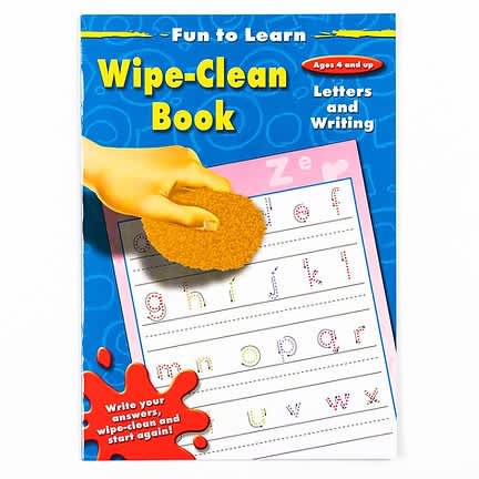 Alligator Books Fun To Learn Wipe - Clean Book -Letters and Writing ...