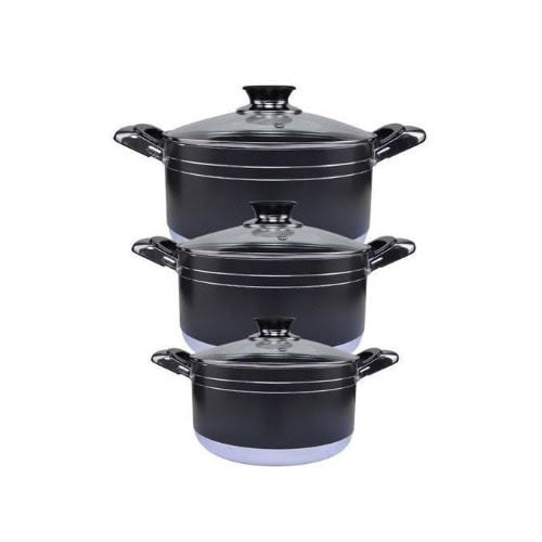 SUMO Set Of 3 Sumo Nonstick Pots | Konga Online Shopping