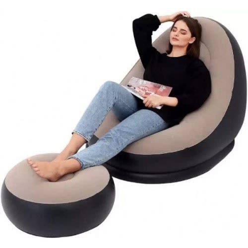 Inflatable Sofa With Manual Pump And Foot Stool | 6379610 | Konga ...