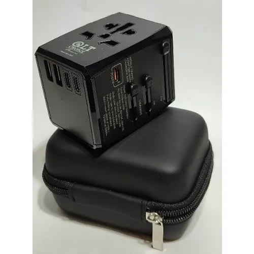 QLT Choice Travel Adapter Plug - With Case - 65W | Konga Online Shopping