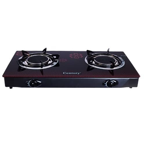 Century 2 Burner Tempered Glass Table Top Cooker Cgs-201-b | 6704841 ...