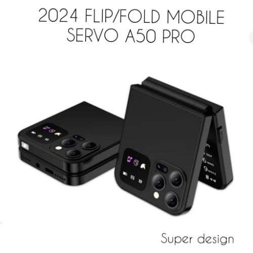 Servo A50 Pro Flip/fold Mobile Phone 2024 - Black | 6391634 | Konga ...