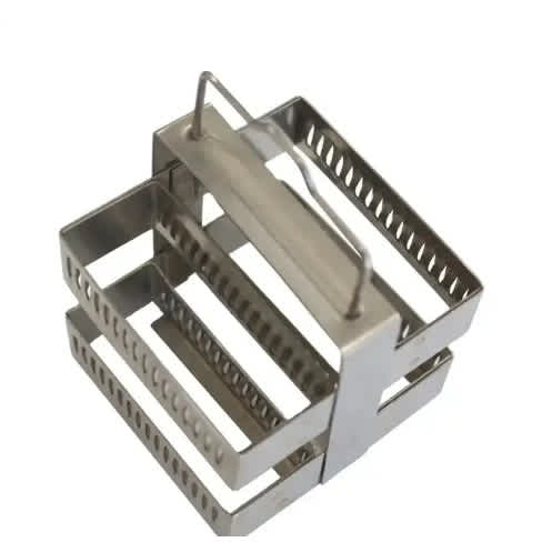 Laboratory Stainless Steel Microscope Slide Rack - 30 Slides | Konga ...