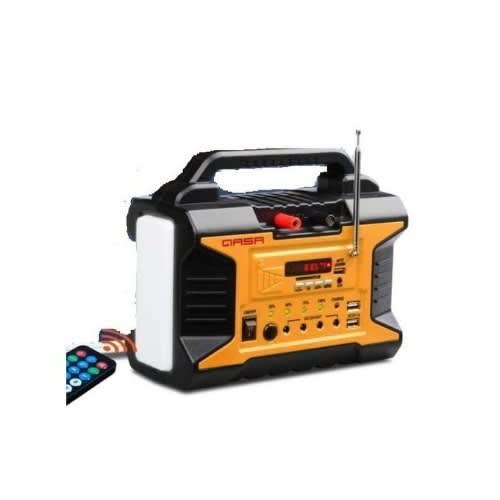 QASA Qasa Solar Power Portable Generator With Fm Radio & Torch ...