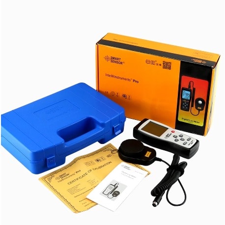 Digital Handheld Light Lux Meter Illuminance 200,000 Lux/fc Luminometer ...