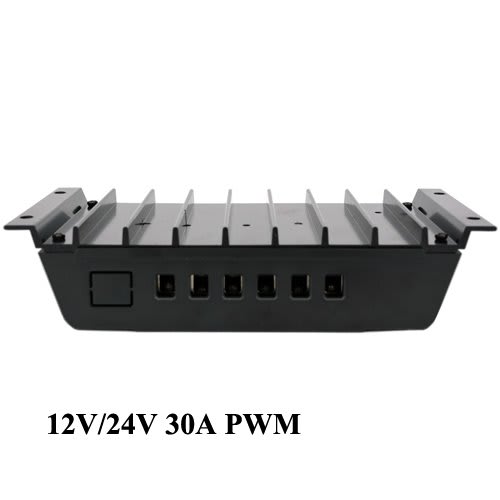 Talkers Solar Charge Controller-12V/24V 30A PWM+Dual USB Port New ...