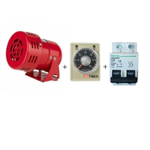 Mini Motor Siren With Alarm Timer Relay And Circuit breaker | Konga ...