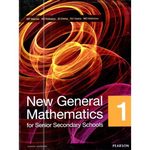 New General Mathematics For Senior Sec Sch 1 | 1312244 | Konga Online ...