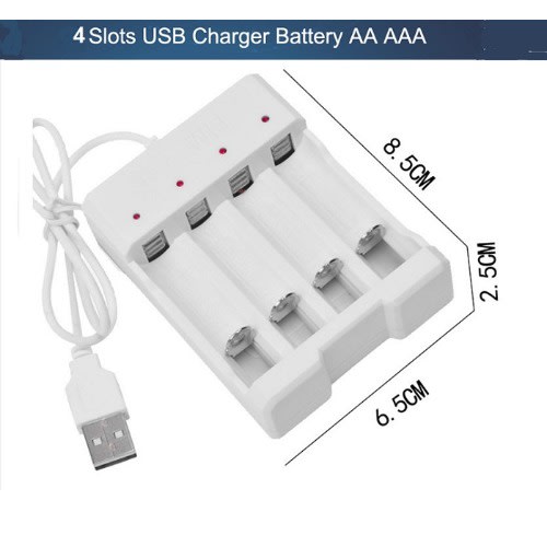 Universal Usb 4 Slot Aa / Aaa Battery Charger | 5248352 | Konga Online ...