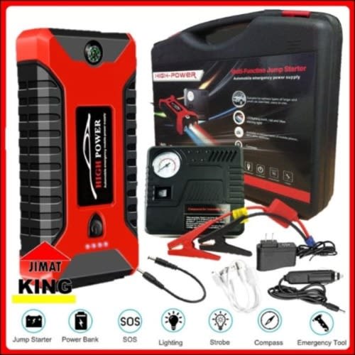 High Power Multi-function Jump Starter 119800mah With Inflator For Automobile Tyre | 6411103 ...