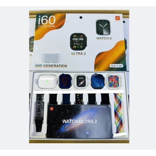 Ultra Max Smart Watch Series 9 - i60 - 12 in 1 | 6417944 | Konga Online ...
