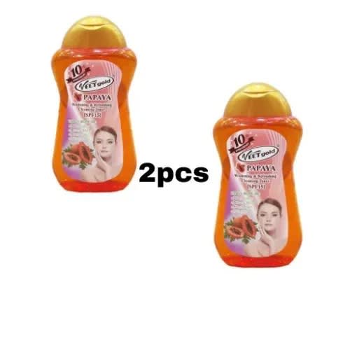 Veet Gold Papaya Whitenin & Refreshing Cleansing Toner - 100ml X2 Pieces | 6071653 | Konga ...