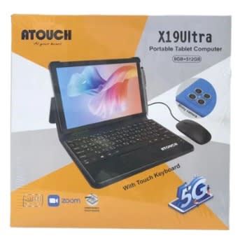 Atouch X19 Ultra 5G Tablet PC with Keyboard - 10.1" - 512GB ROM - 8GB ...