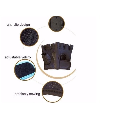 Hand Grip - Sport Weightlifting Gloves - Black | Konga Online Shopping