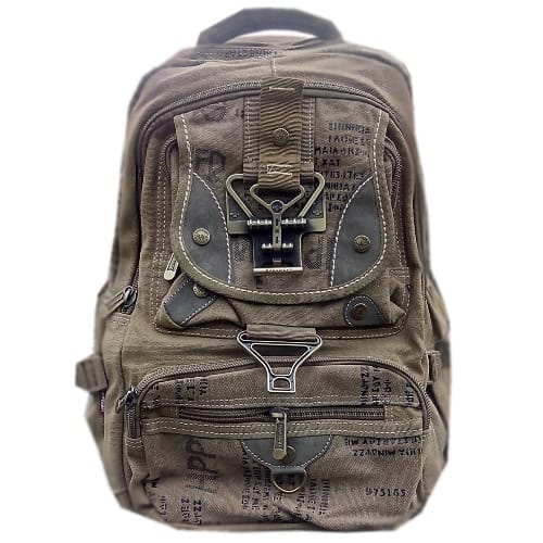 Tactical Multi-Compartment Military Laptop Backpack - Brown - 17 ...
