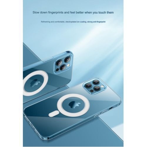 Protective Case For iPhone 15 Pro Max - Transparent Magsafe Wireless ...