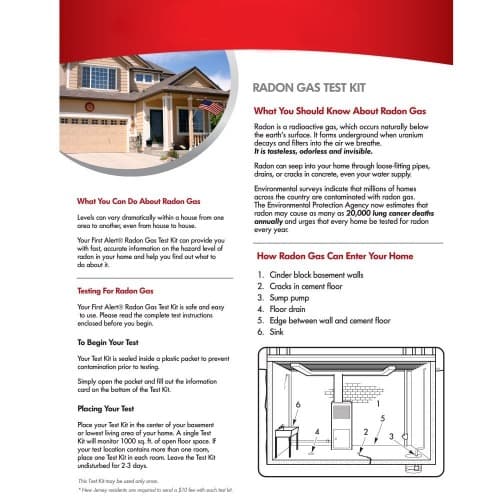 First Alert Radon Gas Test Kit | 3939170 | Konga Online Shopping